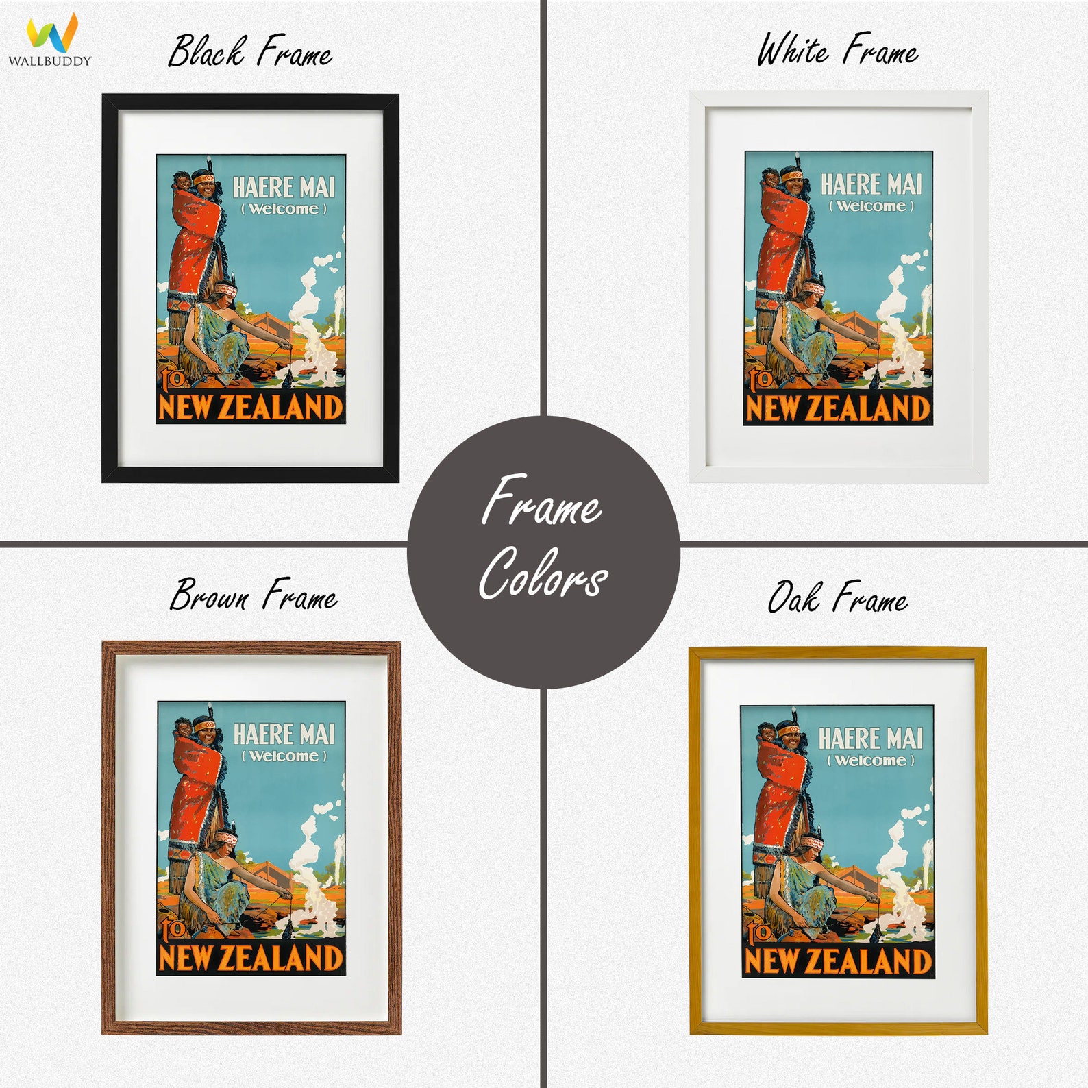 New Zealand Travel Poster New Zealand Travel Print - Etsy