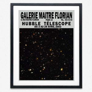 Hubble Telescope Exhibition Poster Space Poster Art - Etsy