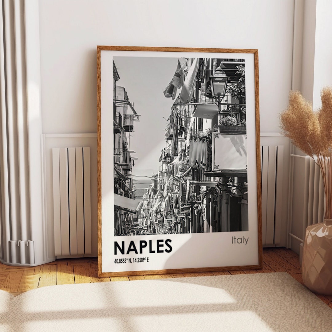 Naples Travel Poster Naples Photo Print Naples Travel Art - Etsy
