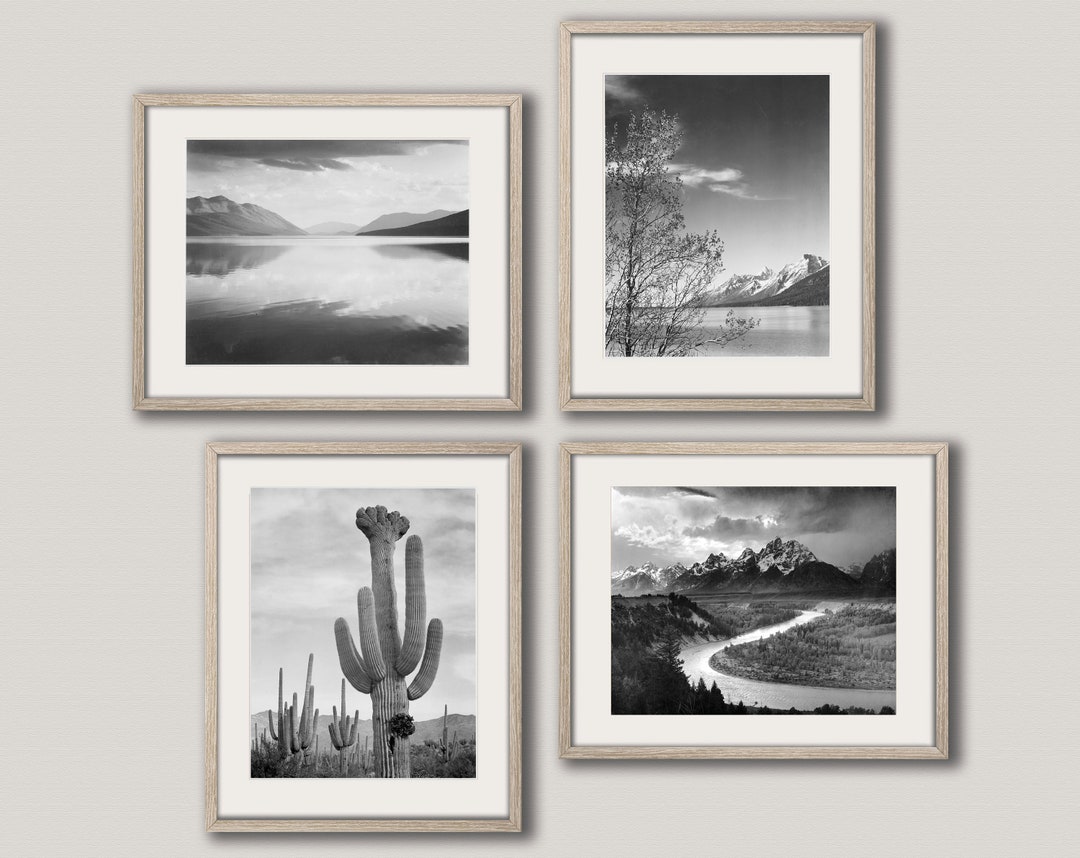 Ansel Adams Photographs Ansel Adams Prints Set of 4 - Etsy