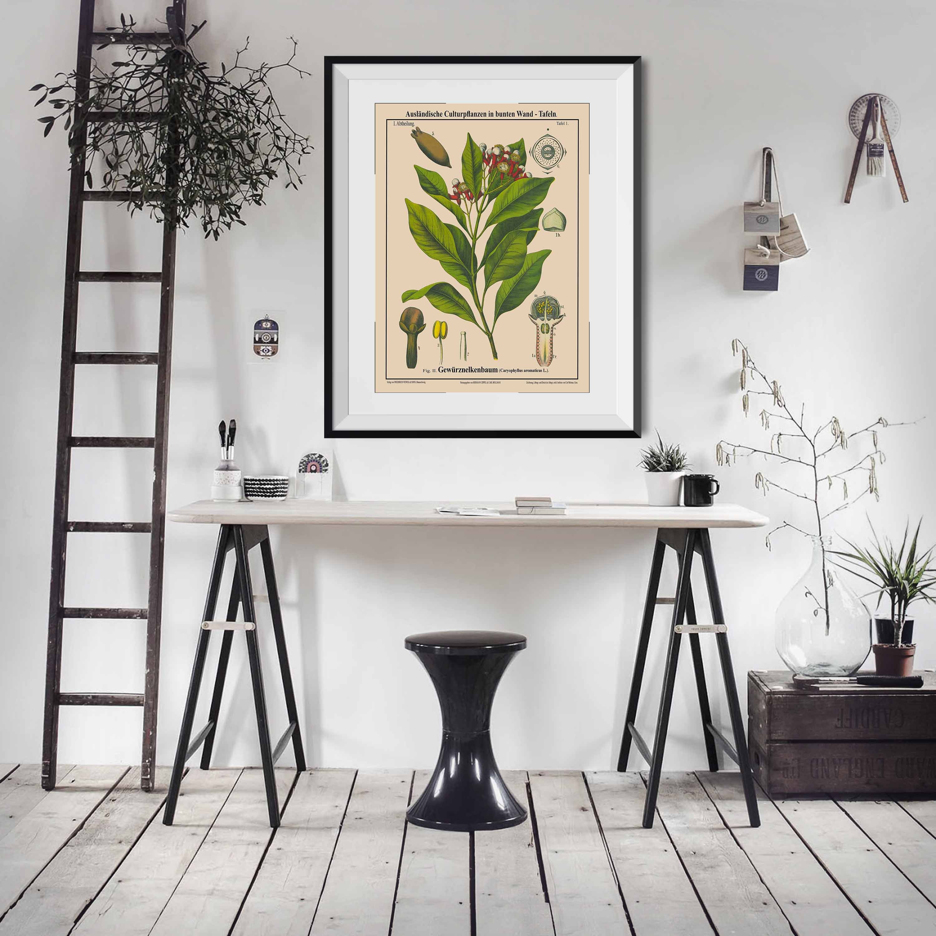 Cloves Botanical Art Print Cloves Spices Indonesian Cuisine | Etsy