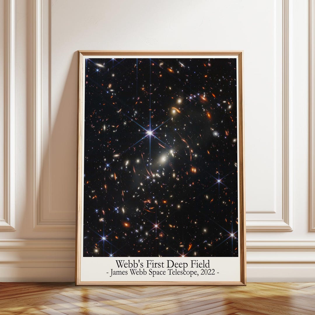 James Webb Deep Field Photograph: Space Wall Art Poster - Etsy