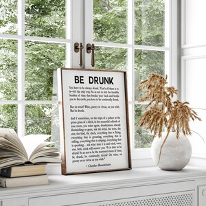 Be Drunk Poem Motivating Poem Inspiring Poem Inspirational Poem Pub ...