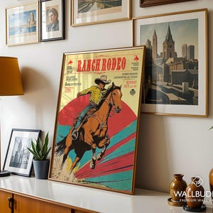 Ranch Rodeo Poster: Jacksonville Texas Cowboy Print - Etsy