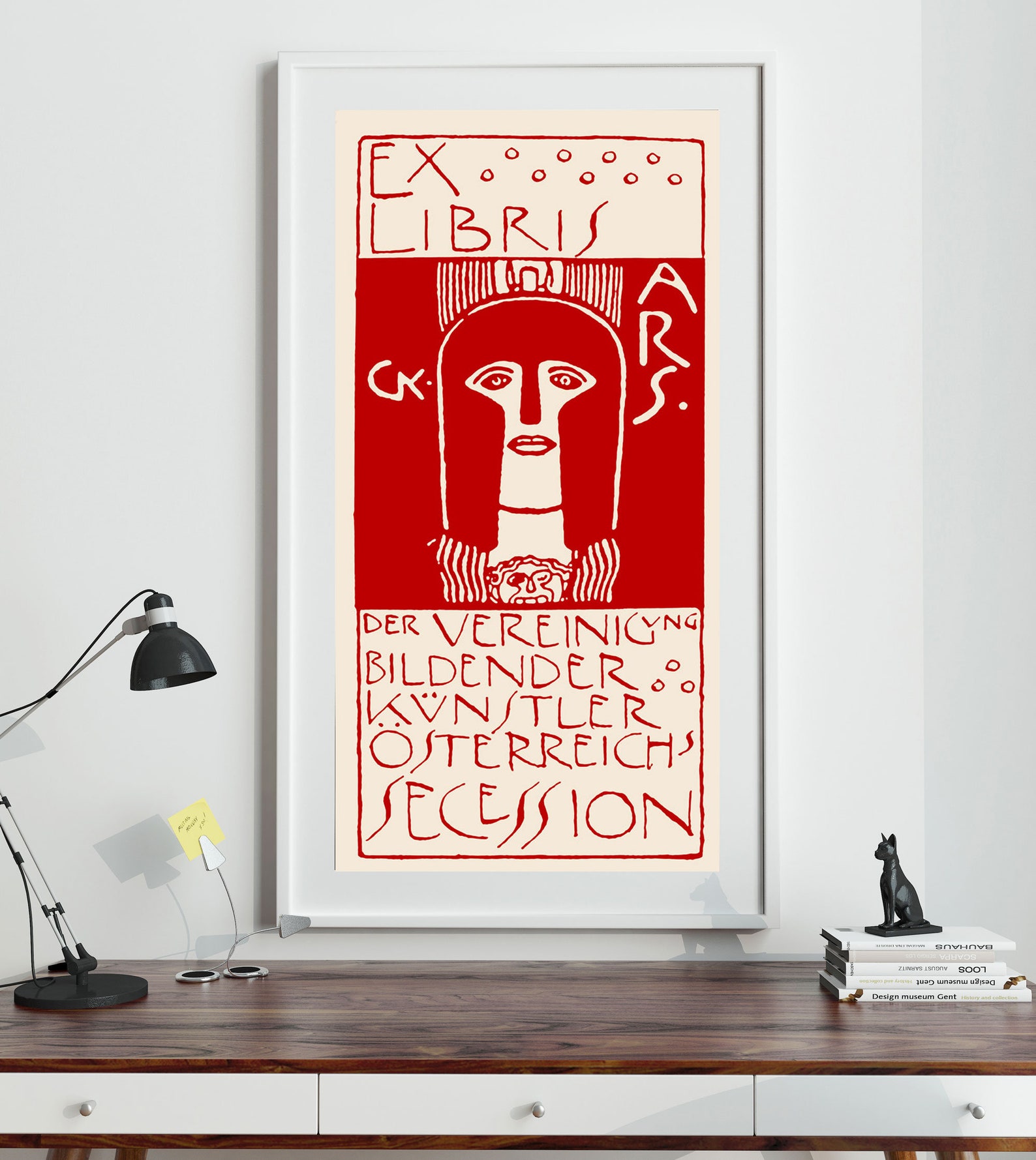 Gustav Klimt Print Red Secession Print Klimt Art - Etsy