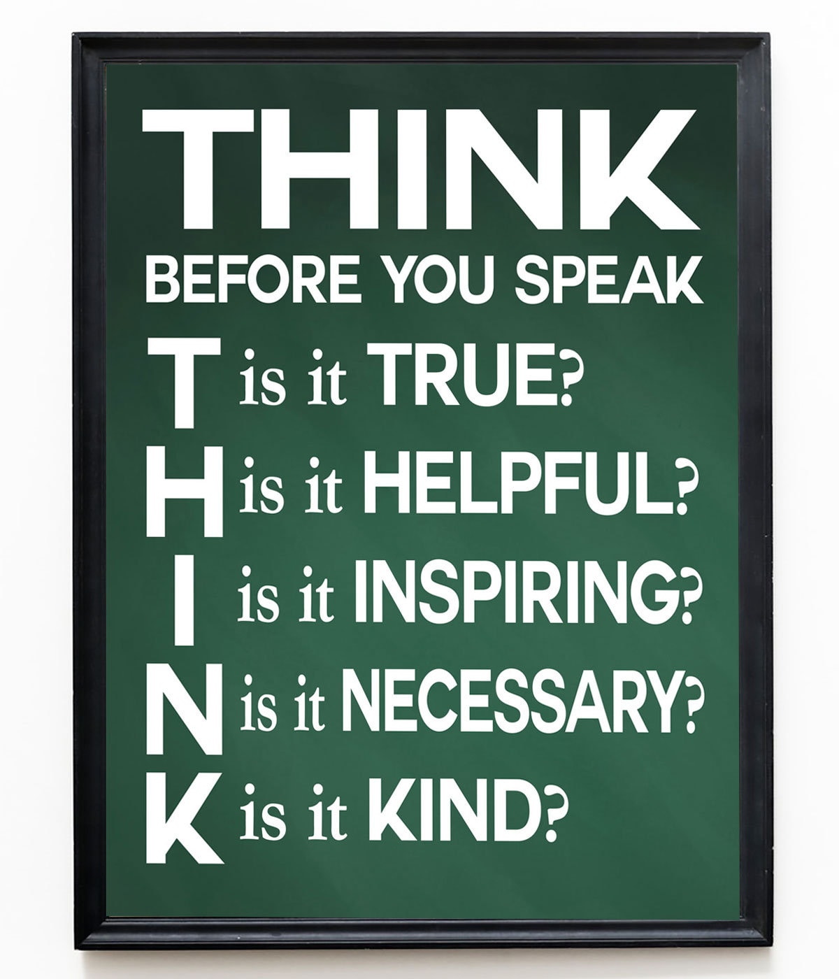 Classroom Poster Think Poster Educational Poster Classroom | Etsy