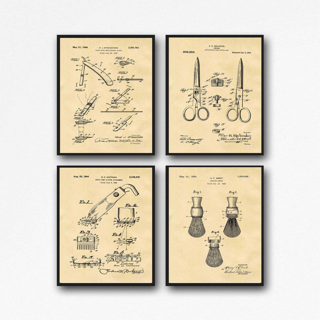 Barber Posters Barber Shop Wall Art Barber Gift for Barber Hairdresser ...