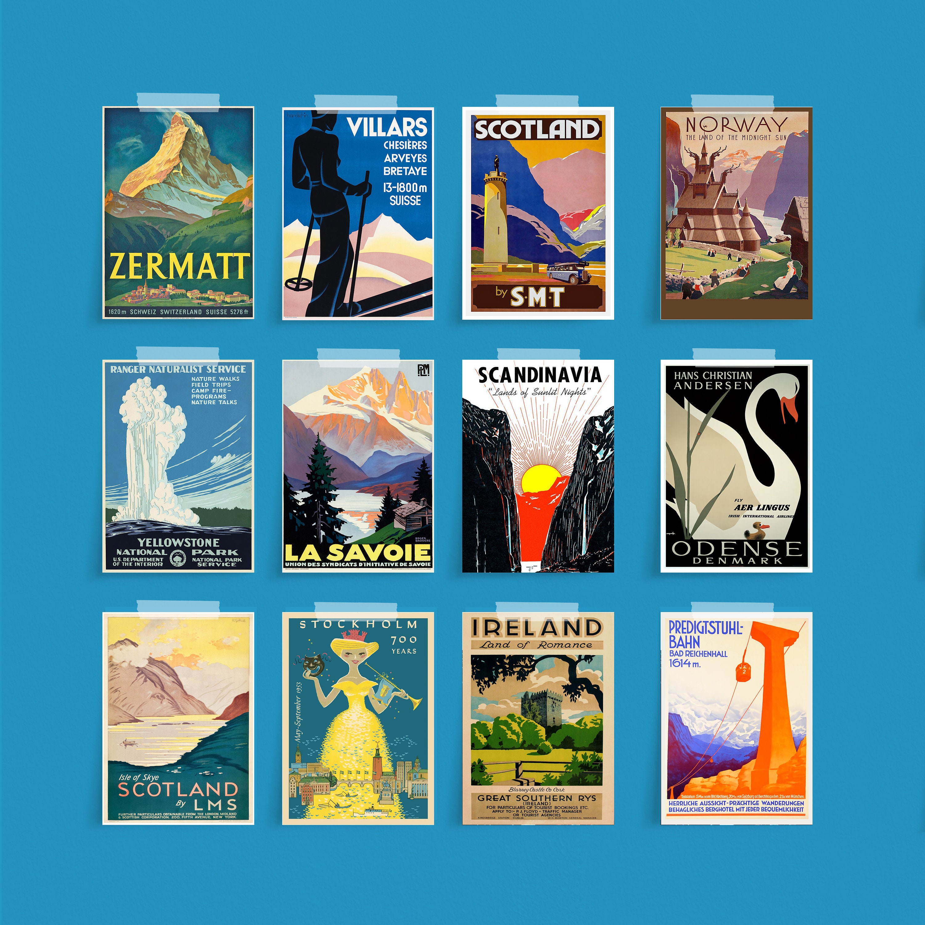 Travel Vintage Collage