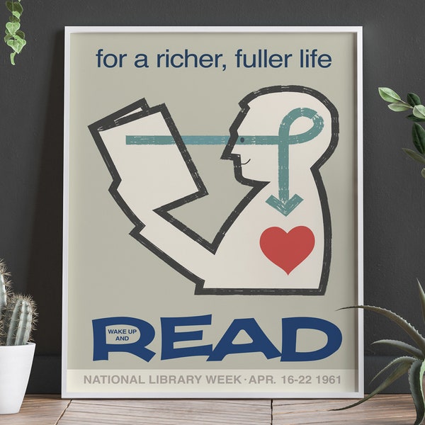 Reading Poster - Etsy UK