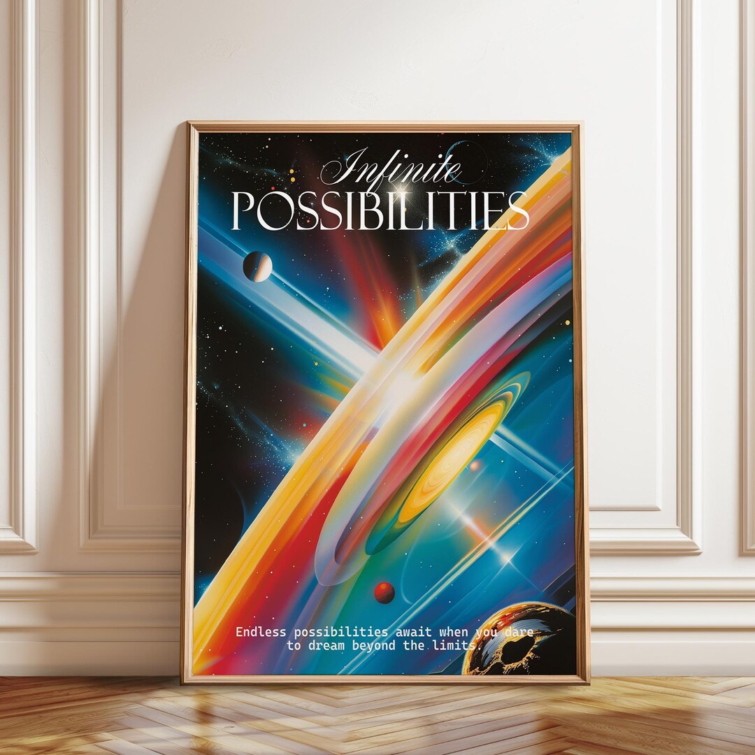 Cosmic Space Art Print: Galactic Visions, Inspirational Wall Art - Etsy