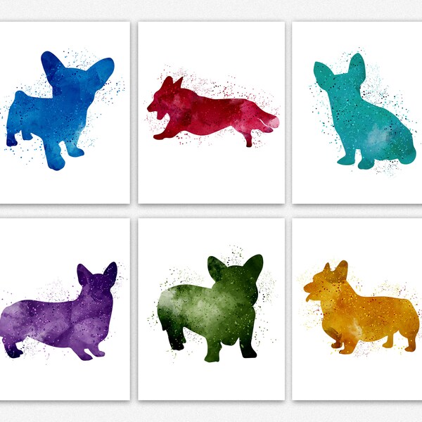 Corgi Dog Print - Etsy