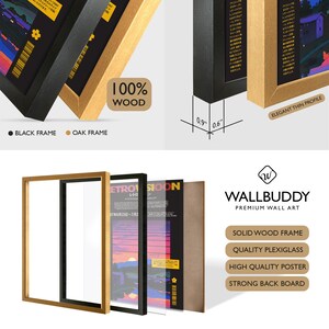 Tokyo Neo Space Evening Sky Decor – Retro Sunset Over Japanese Village ...