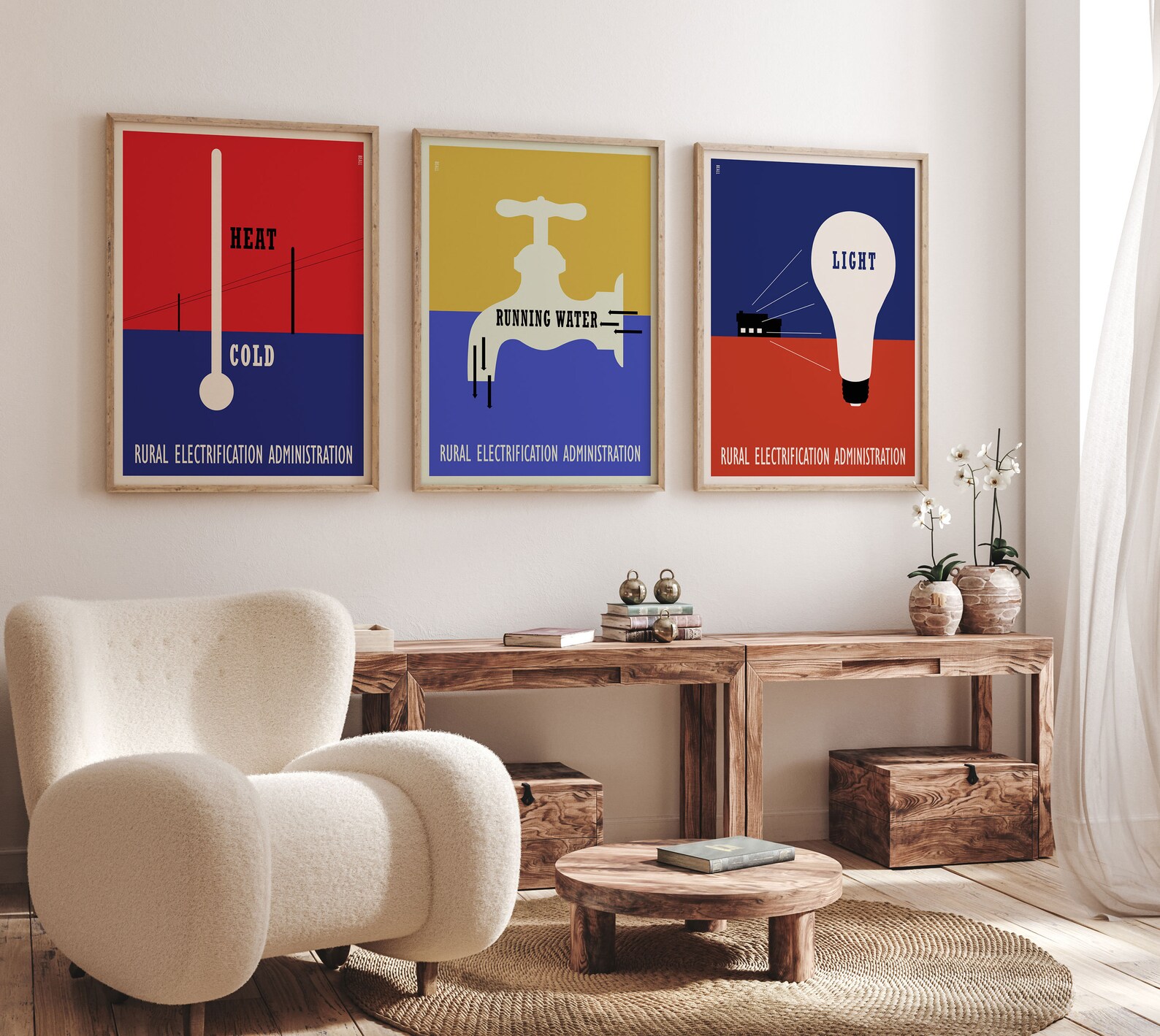 Lester Beall WPA Posters Set of 3 Graphic Design Prints - Etsy