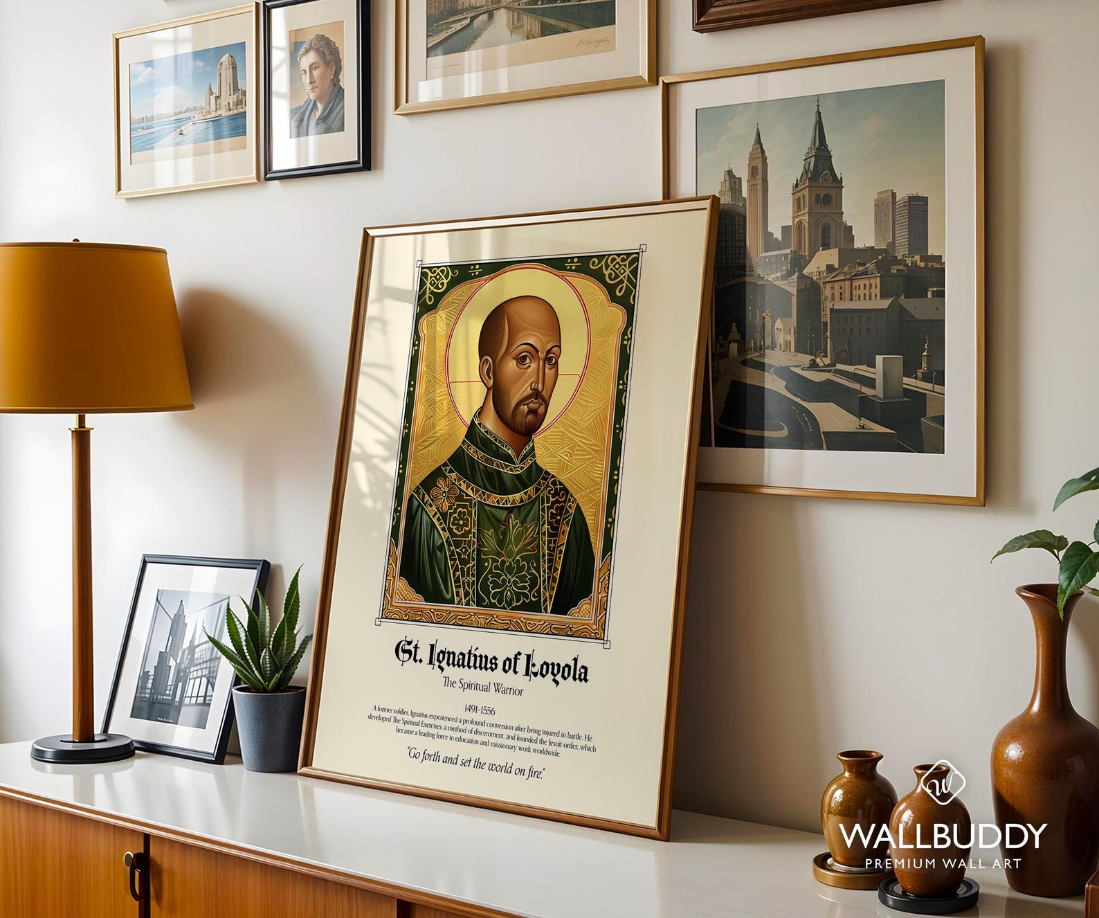St. Ignatius of Loyola Art Print: Jesuit Founder Catholic Icon - Etsy