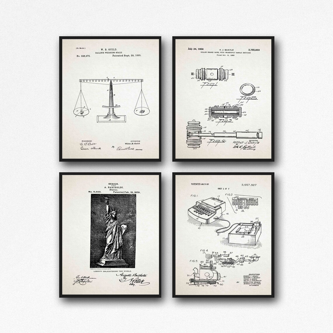 Law Posters Attorney Posters Set of 4 Lawyer Prints Law Decor - Etsy