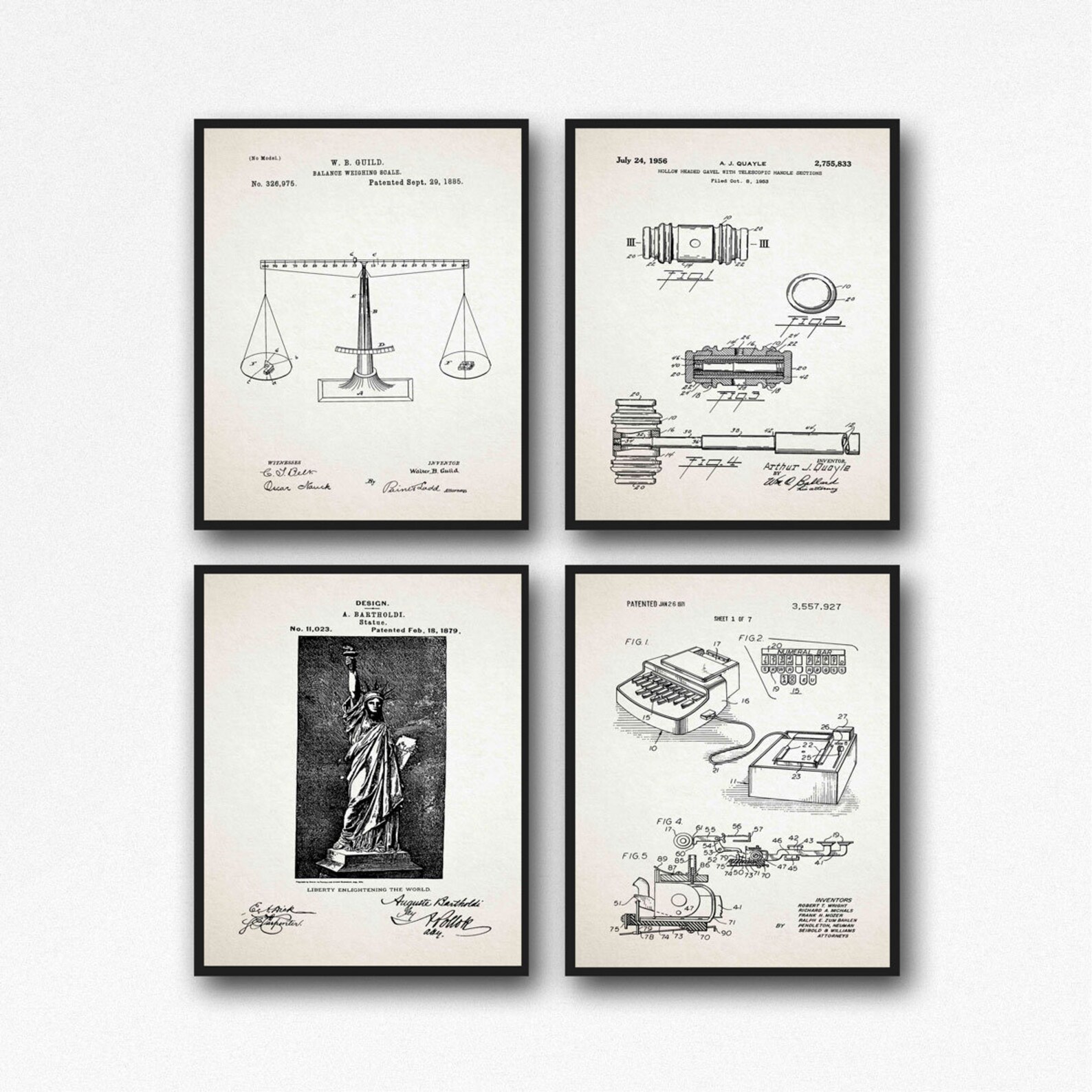 Law Posters Attorney Posters Set of 4 Lawyer Prints Law Decor - Etsy ...