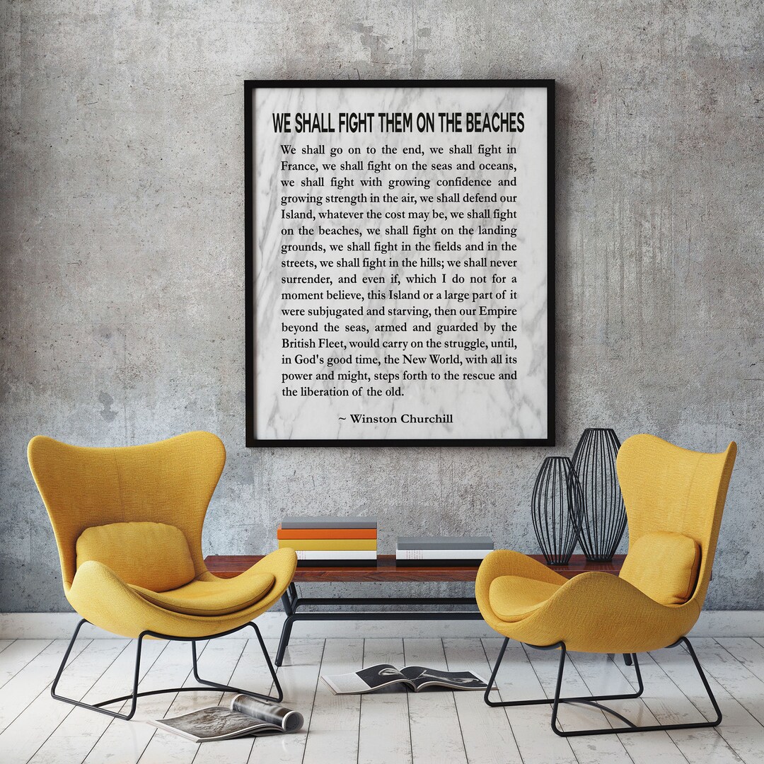 We Shall Fight Them on the Beaches Speech by Winston Churchill House of ...