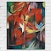 The Fox by Franz Marc 1913 Expressionist Painting | Etsy