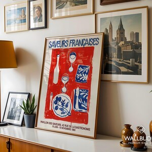 French Cuisine Art Print: Modern Kitchen Bistro Poster - Etsy