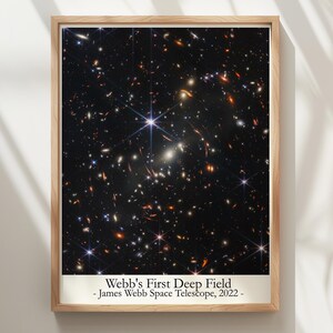 James Webb Deep Field Photograph: Space Wall Art Poster - Etsy