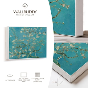 Vincent Van Gogh Almond Blossom 1890 Blossom Painting – Botanical Blue ...