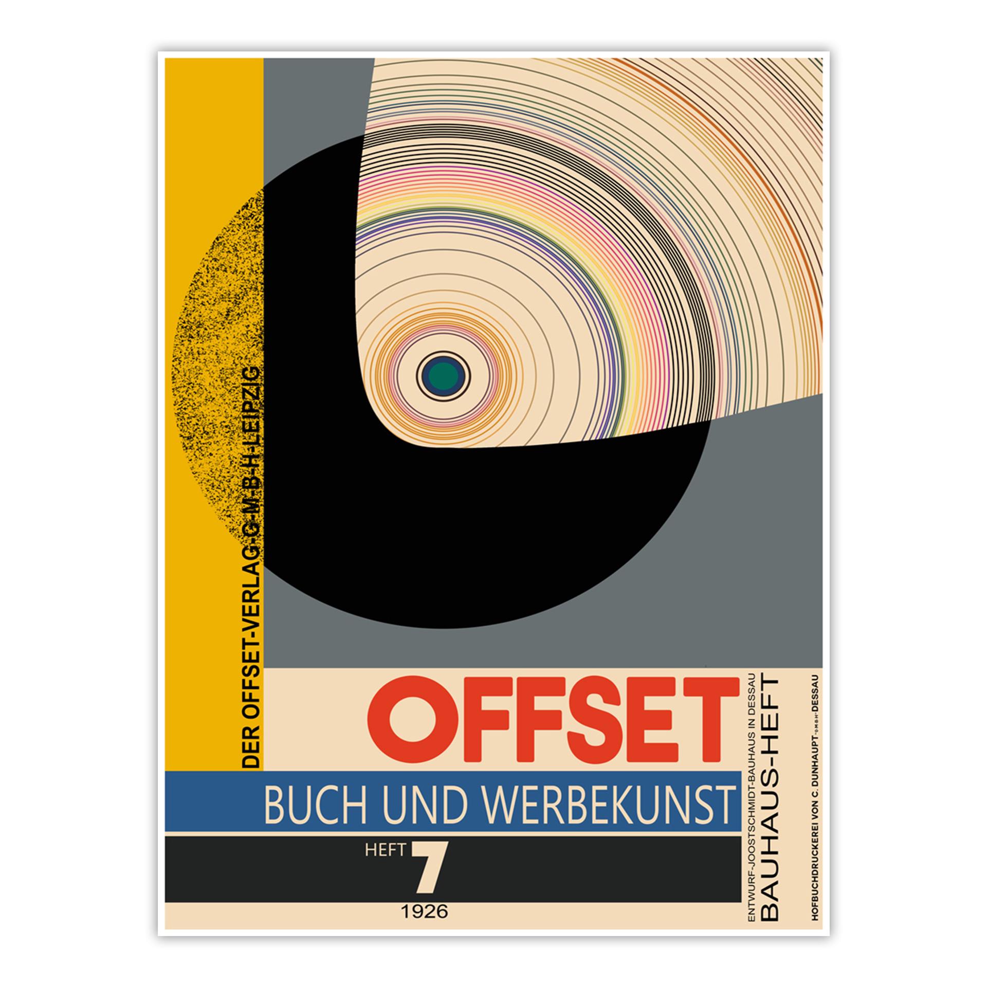 Bauhaus Poster: Joost Schmidt Magazine Cover Art - Etsy