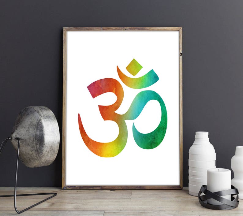 Om Poster Om Symbol Om Meditation Art Buddhist Meditation Gift - Etsy