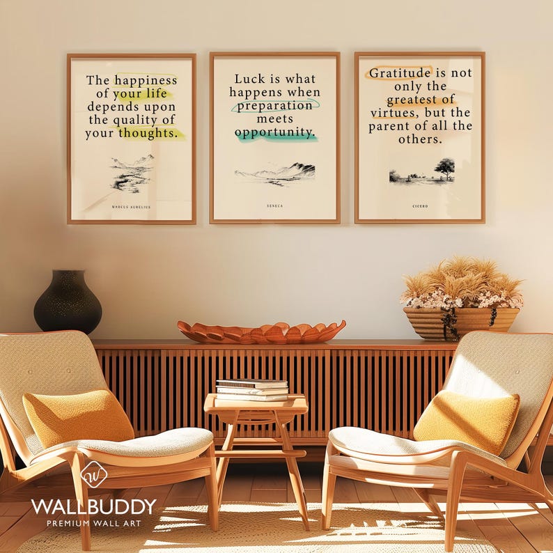 Stoic Philosophy Print Set: Marcus Aurelius, Seneca, Cicero - Etsy Israel