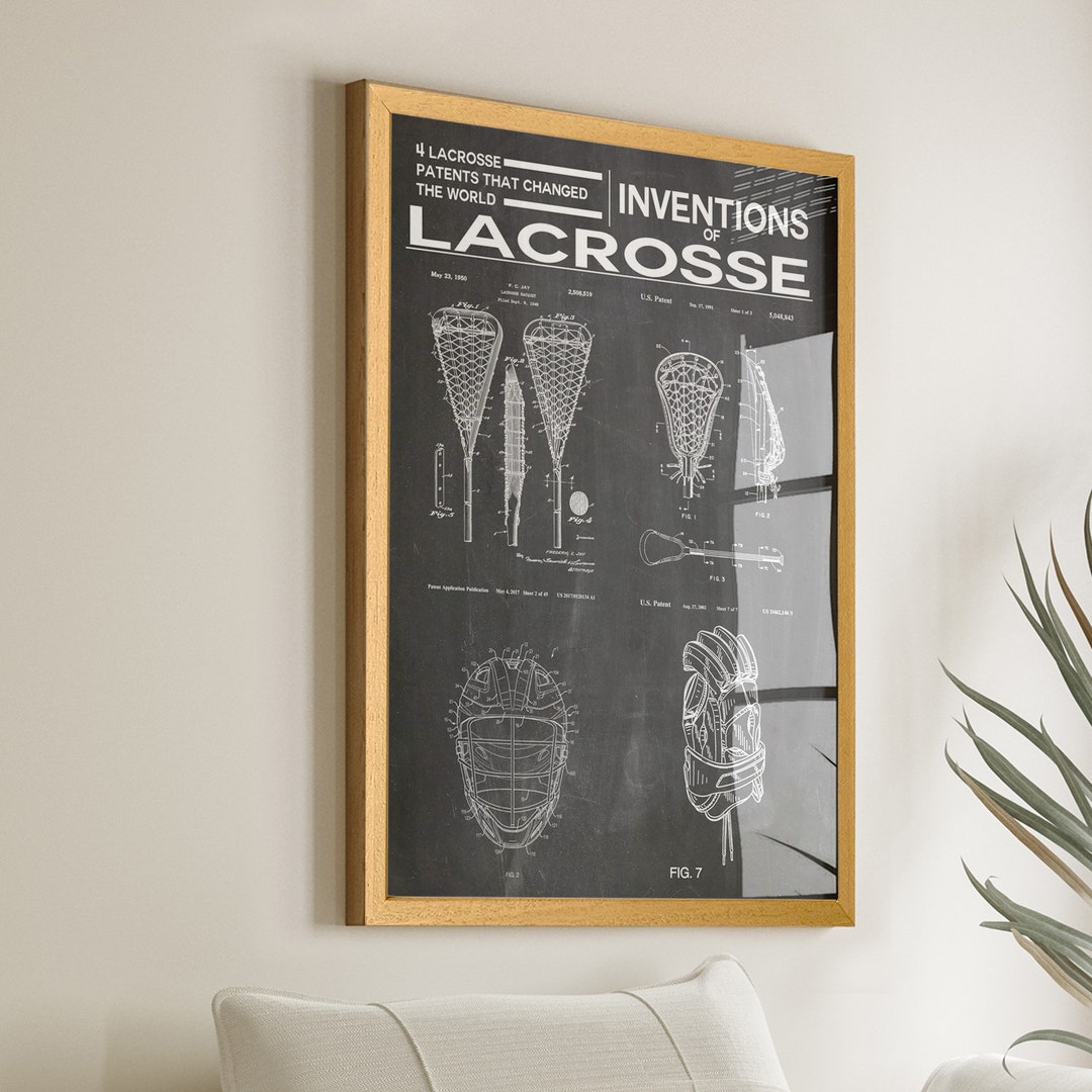 Celebrate Lacrosse Inventions Prints Lacrosse Patent Poster - Etsy UK