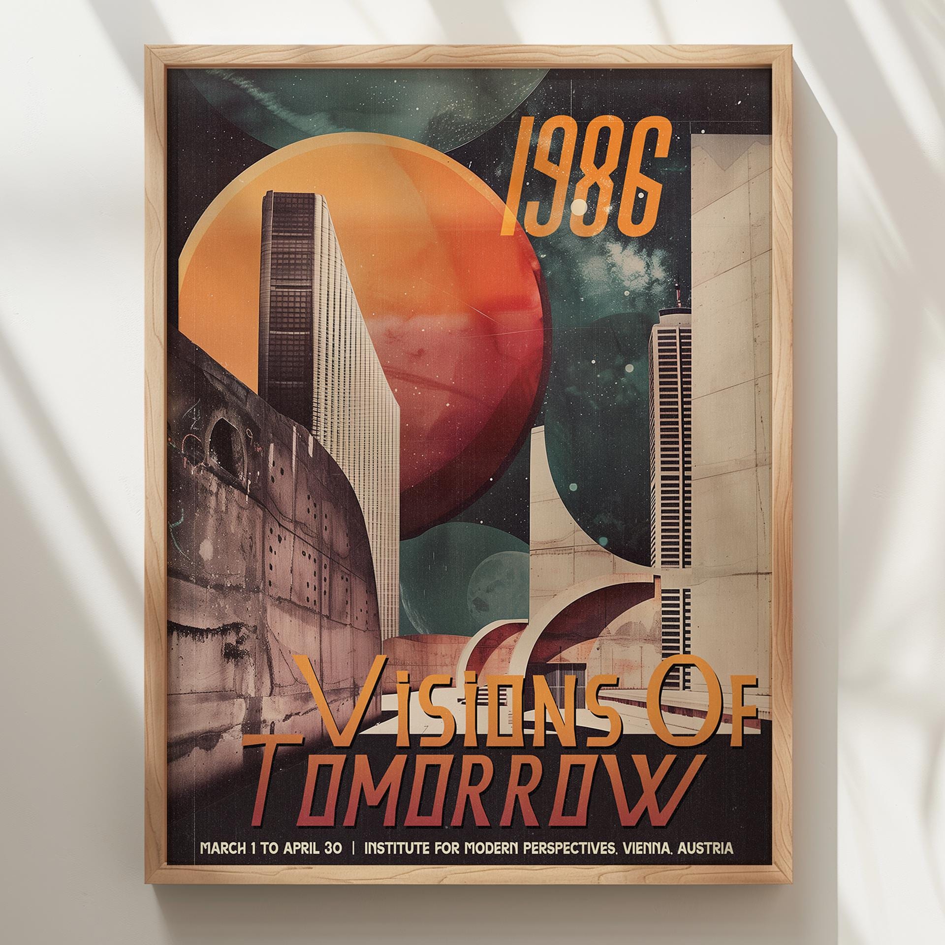 Retro-futuristic Space Age Print: Vienna Avant-garde Art - Etsy
