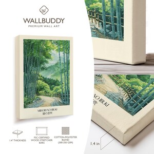 Japanese Bamboo Forest Art Print: Green Forest Path, Serene Nature - Etsy