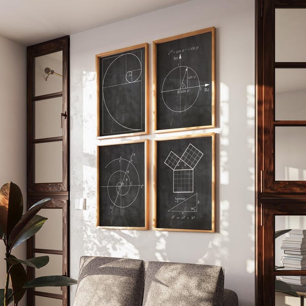 Math Chalkboard - Etsy