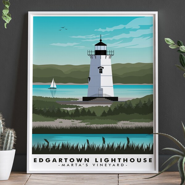 Edgartown Lighthouse - Etsy