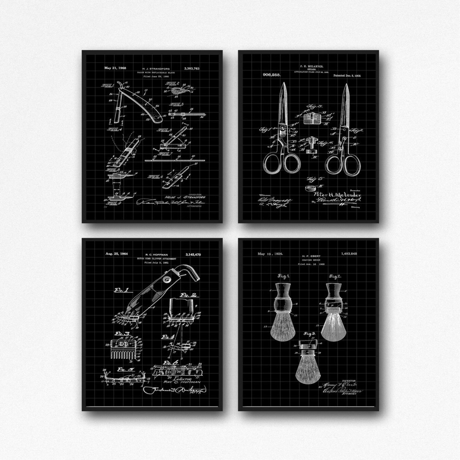 Barber Posters Barber Shop Wall Art Barber Gift for Barber | Etsy