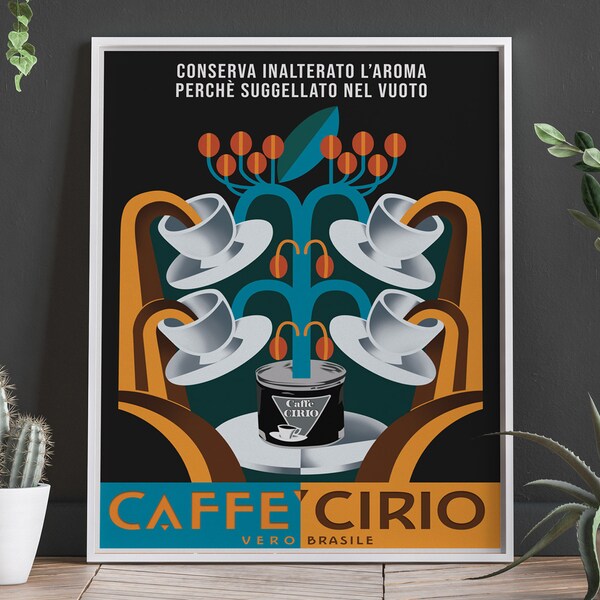 Cafe Poster - Etsy UK