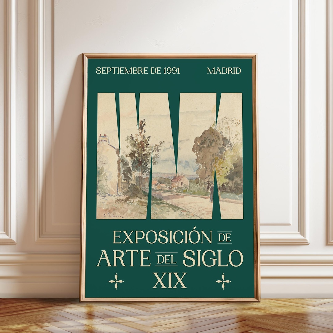 1991 Madrid Exhibition Poster: 19th Century Spanish Art Print - Etsy