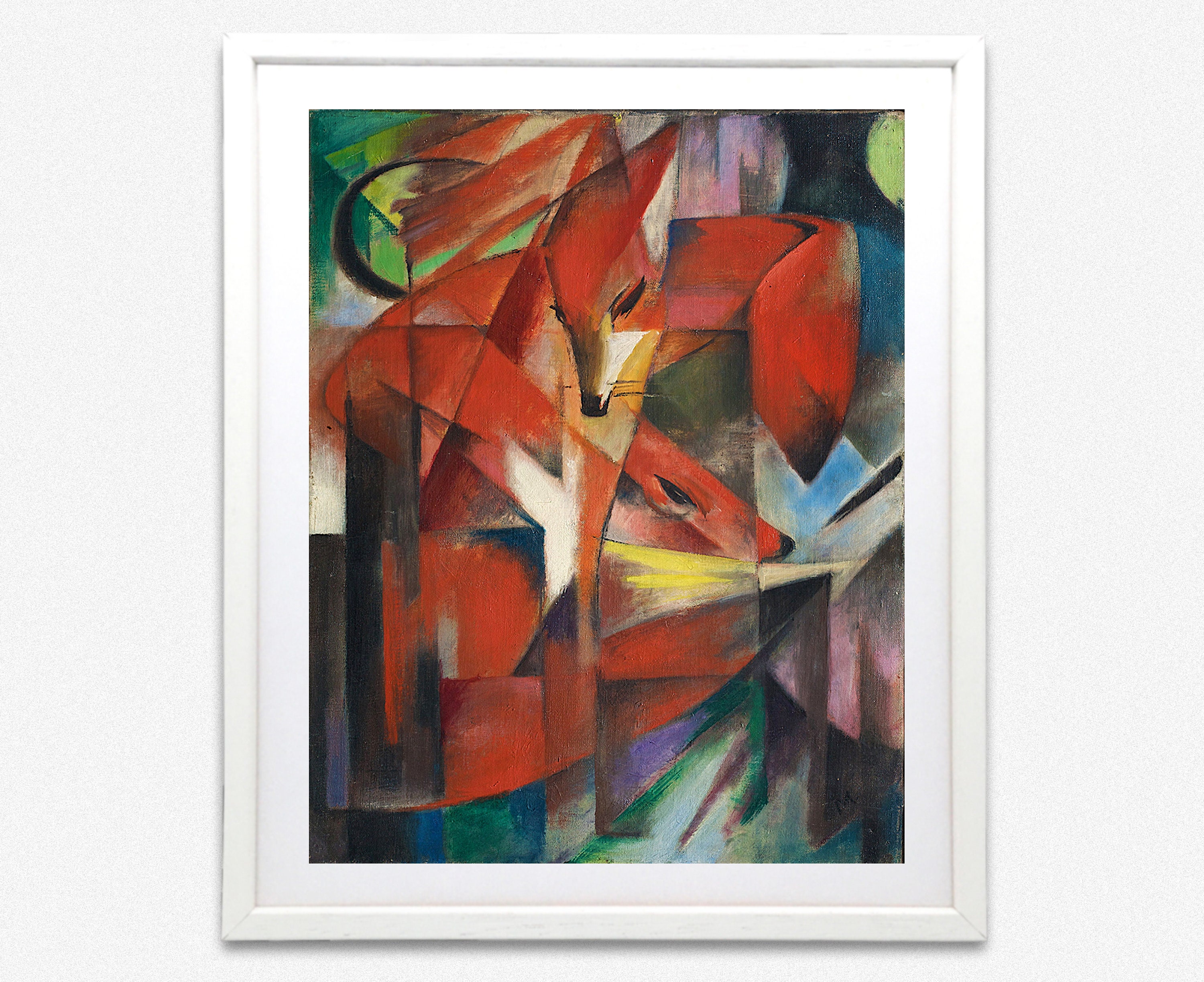 Der Fuchs von Franz Marc 1913 Expressionistische Malerei - Etsy.de