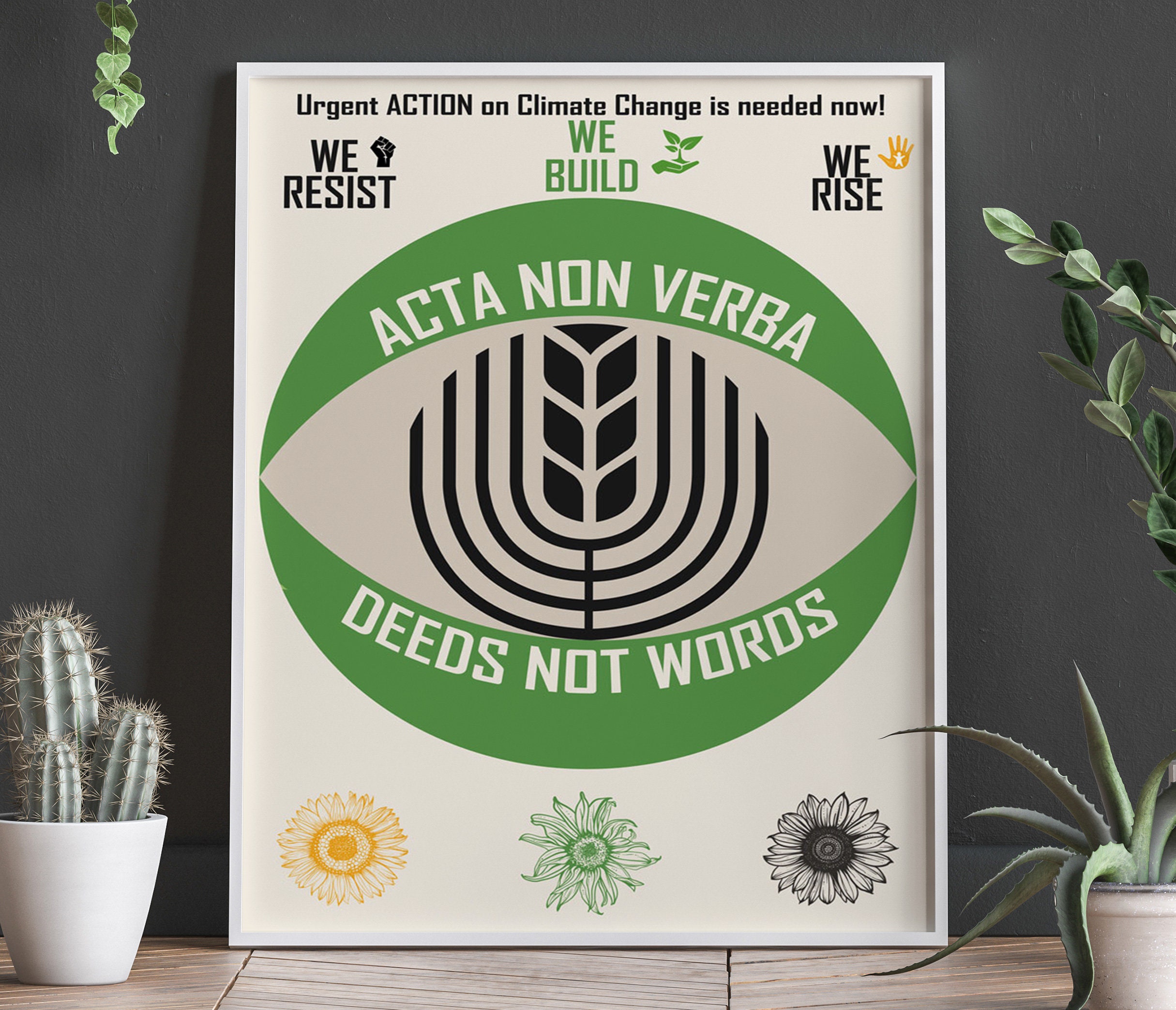 Climate Change Poster, Global Warming Poster, Environmental Poster - Etsy