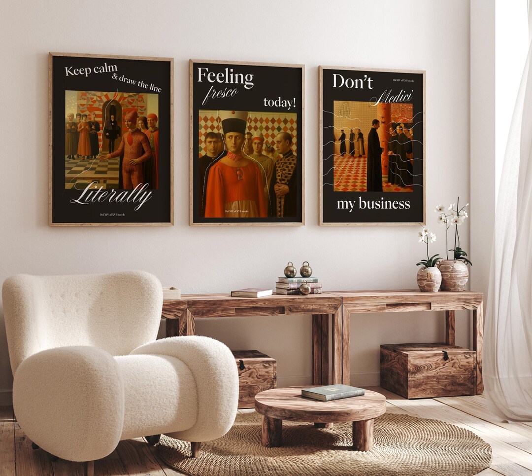 Renaissance Meme Art Print: Funny Noble Court Satire - Etsy