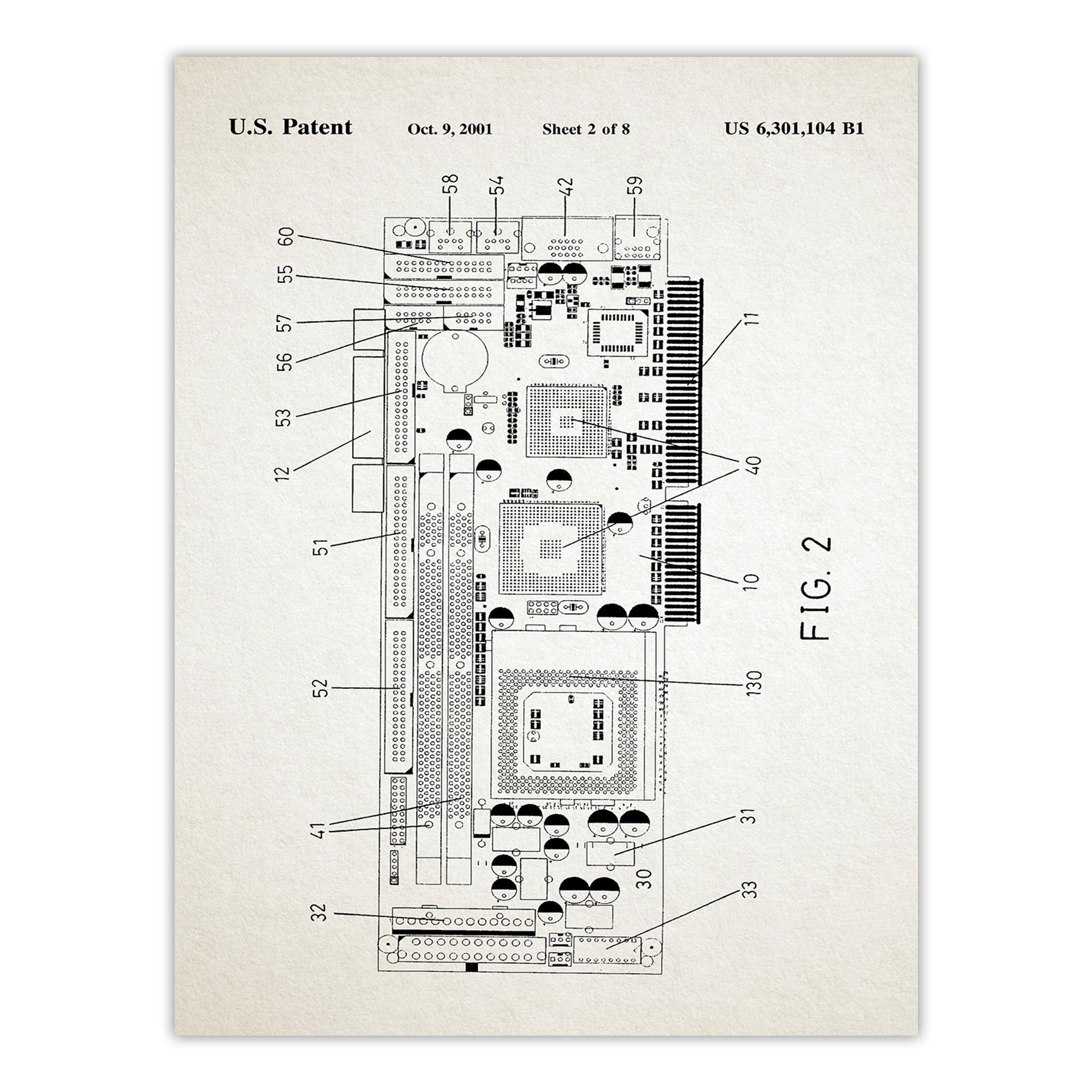 Graphics Card Patent Art Print: Tech Enthusiast Wall Decor - Etsy