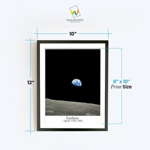 Earthrise Photo Framed Space Wall Art Ready Framed Space Print / Space ...