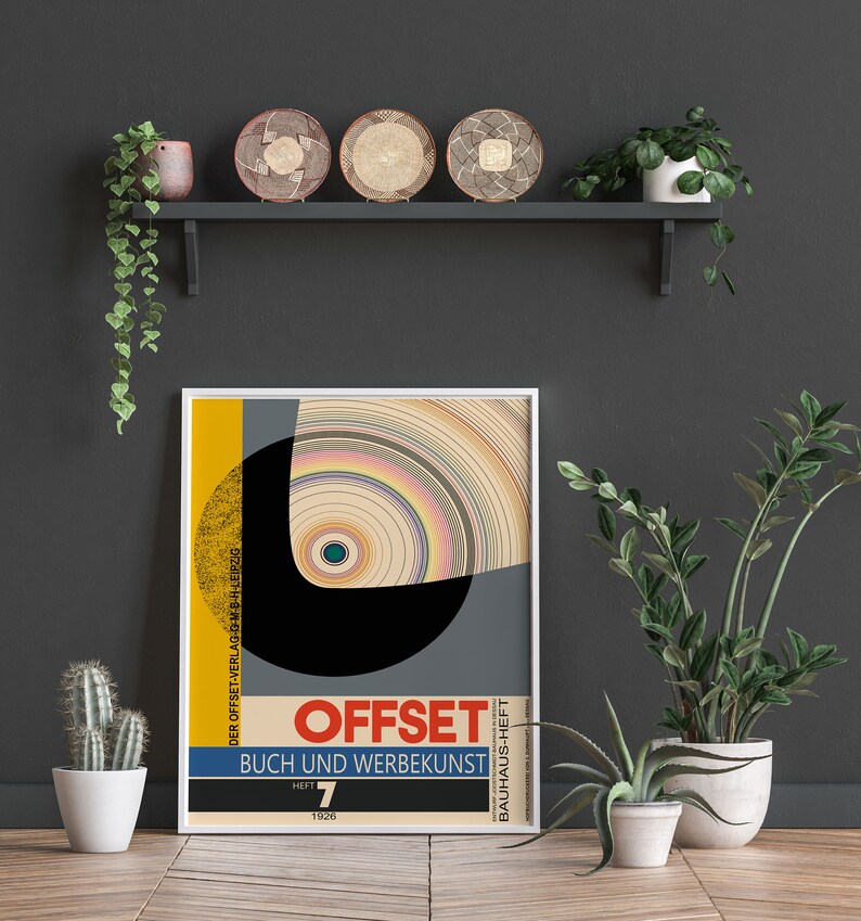 Bauhaus Poster by Joost Schmidt Bauhaus Magazine Cover Art - Etsy