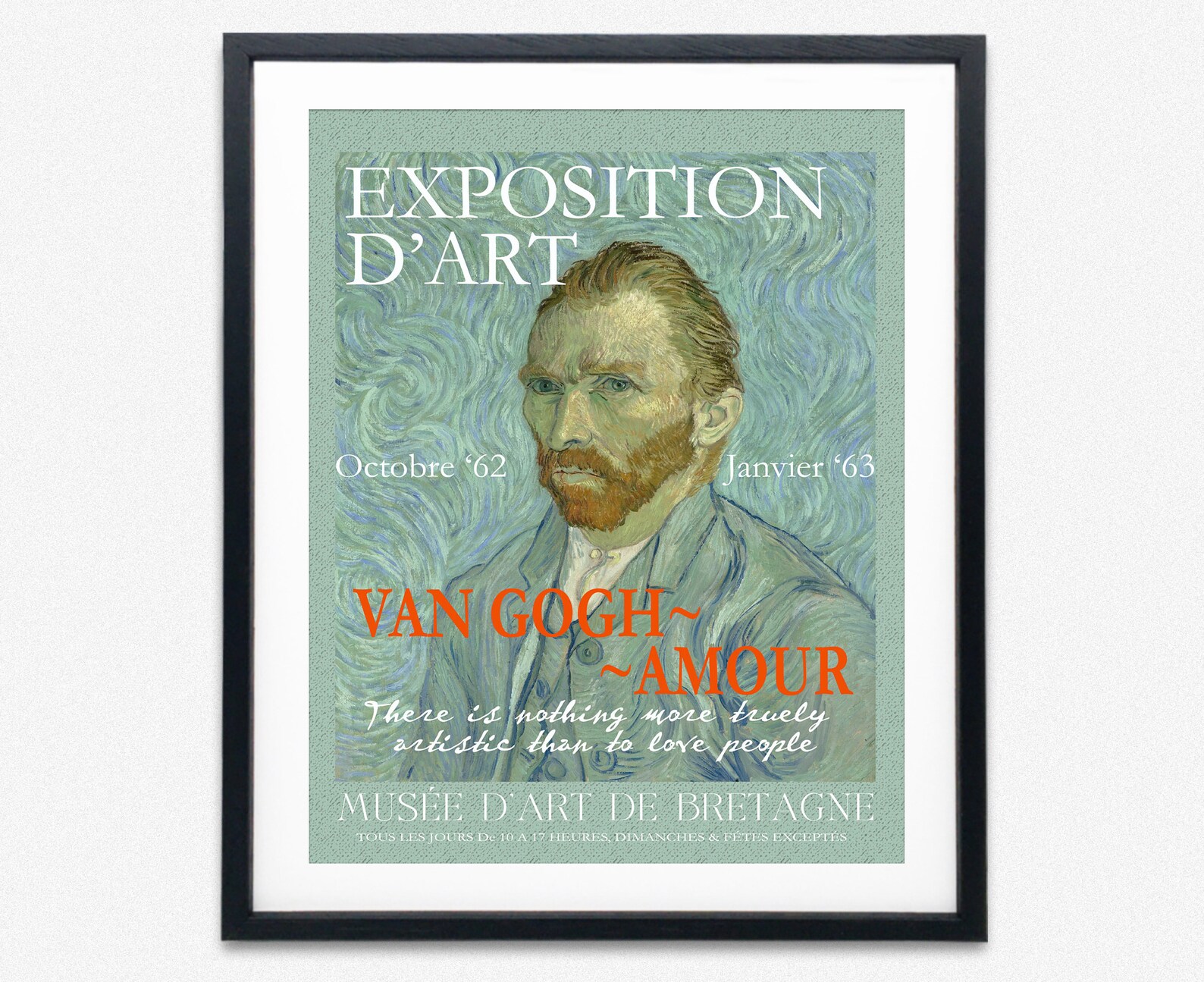 Van Gogh Exhibition Poster 1962 Van Gogh Museum Poster Museum - Etsy Canada