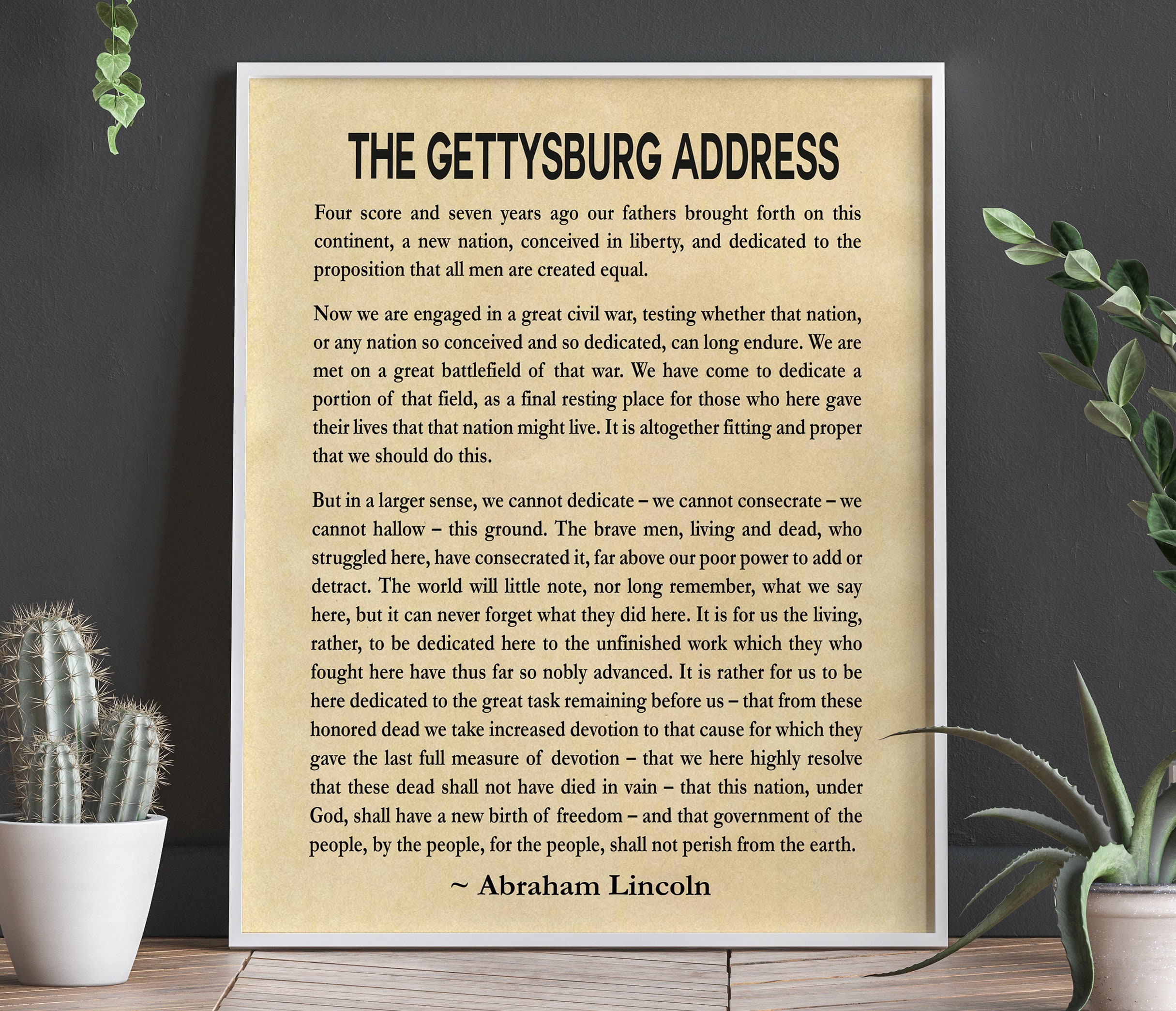 Abraham Lincoln President Speech