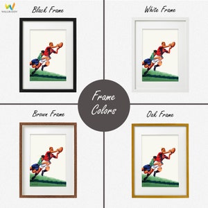 Vintage Rugby Poster: Classic Rugby Illustration for Rugby - Etsy