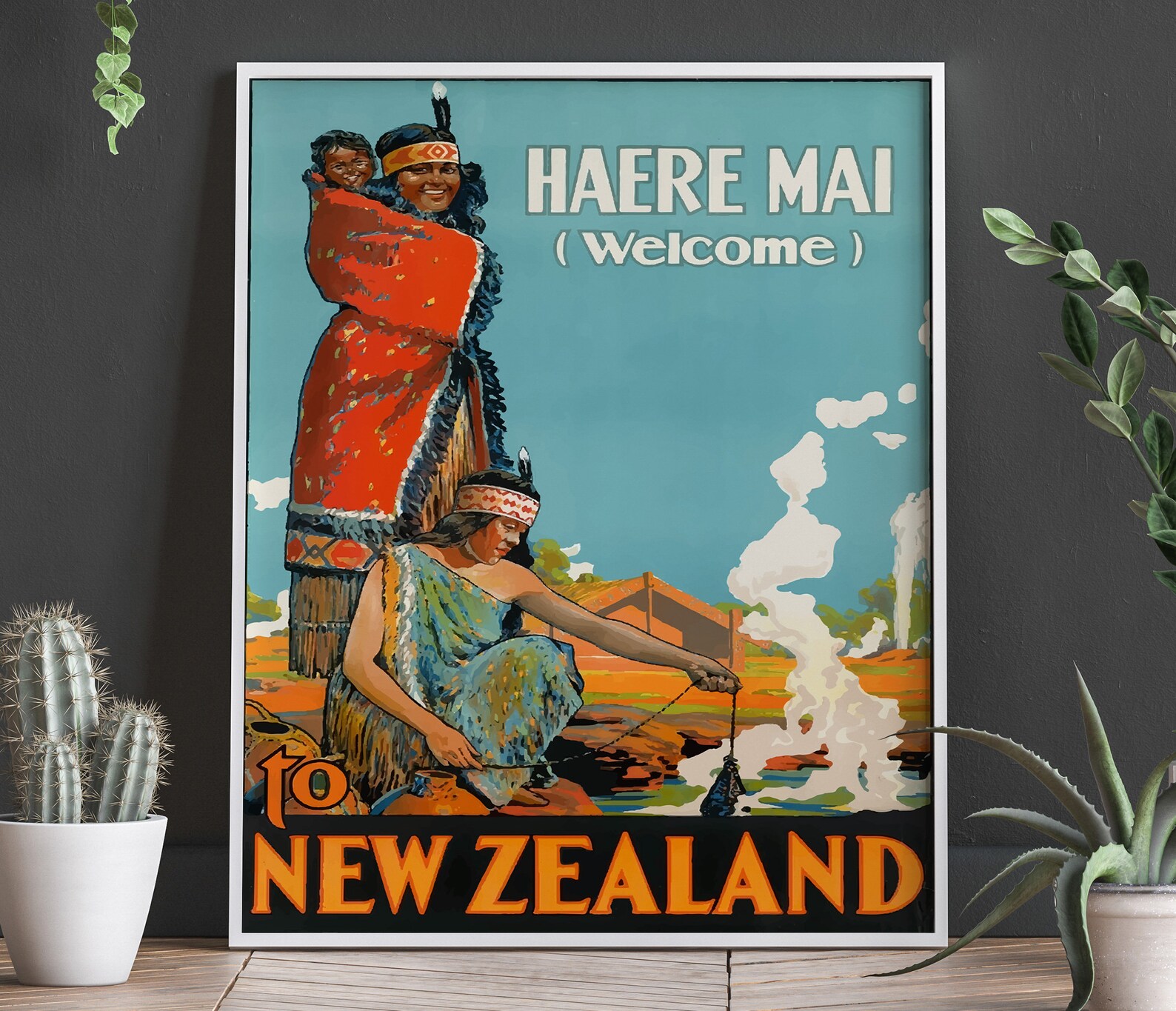 New Zealand Travel Poster New Zealand Travel Print - Etsy