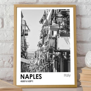 Naples Travel Poster Naples Photo Print Naples Travel Art - Etsy