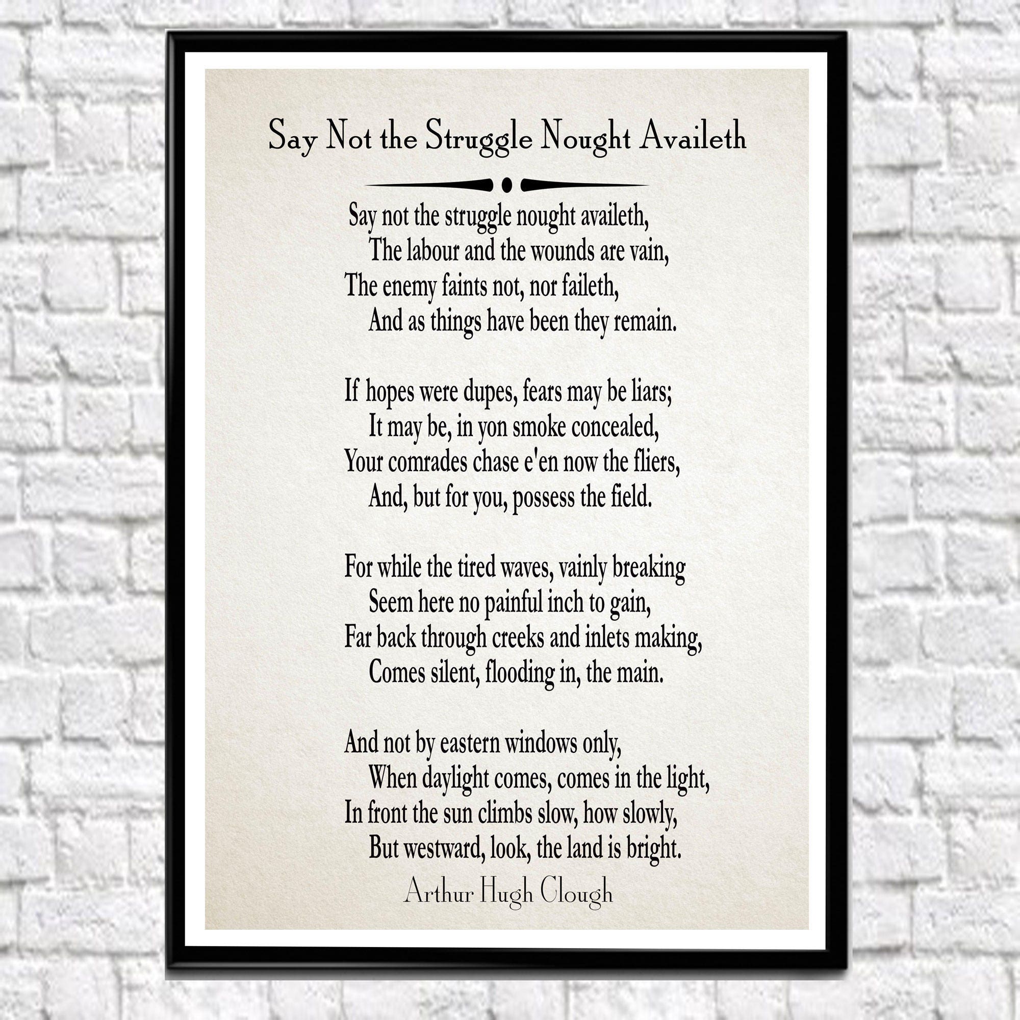 Poems About Struggles