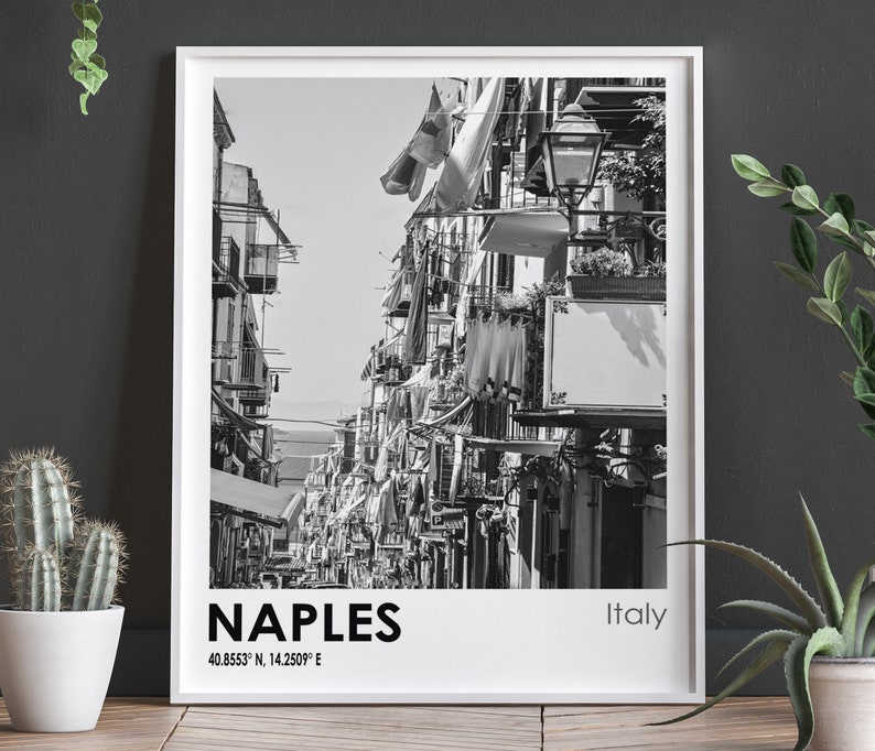 Naples Travel Poster Naples Photo Print Naples Travel Art - Etsy