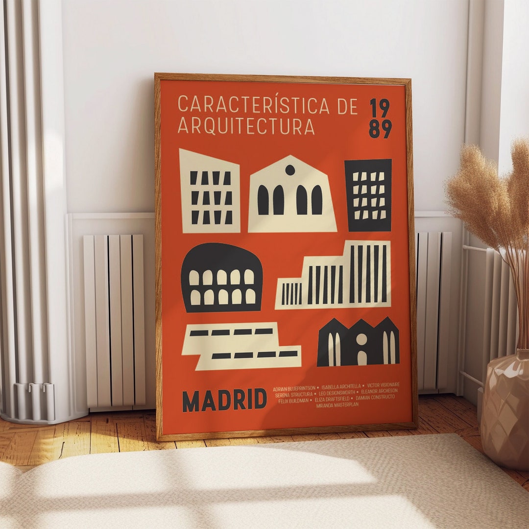 Timeless Architectural Elegance: 1989 Exhibition Poster - Classic Wall ...